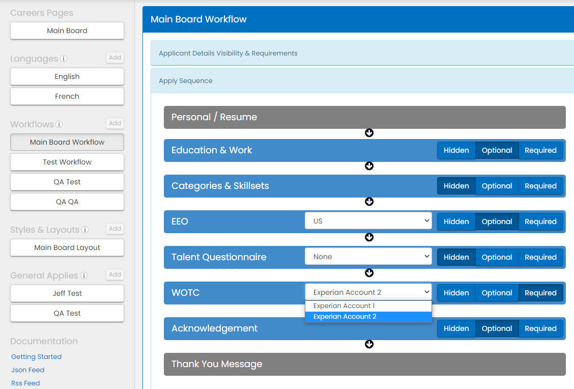 Experian Tax Credits Integration in BOLD – Avionte Bold