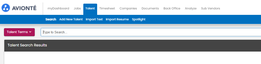 Create, Edit, and Use Tearsheets – Avionte Bold
