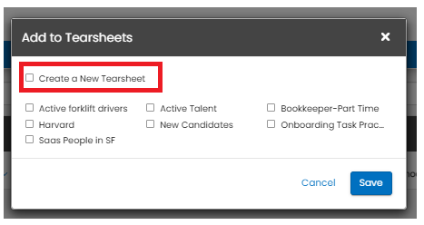 Create, Edit, and Use Tearsheets – Avionte Bold