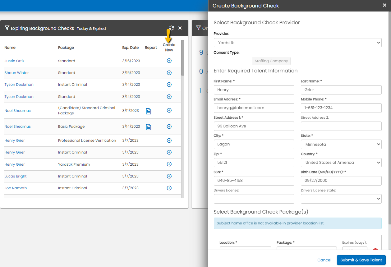 Yardstik Background Check Integration – Avionte Bold