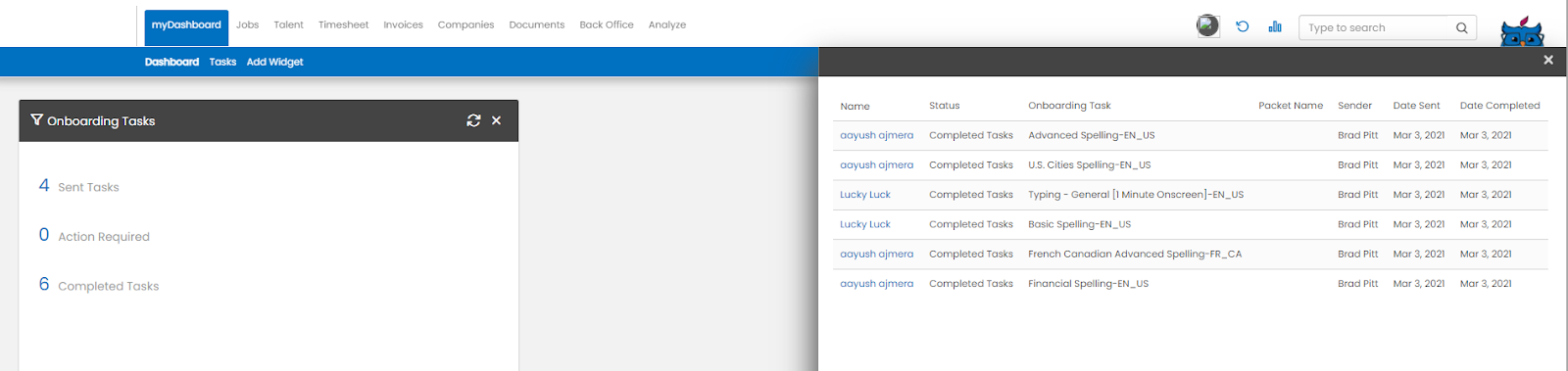 SHL Assessment Integration in BOLD – Avionte Bold