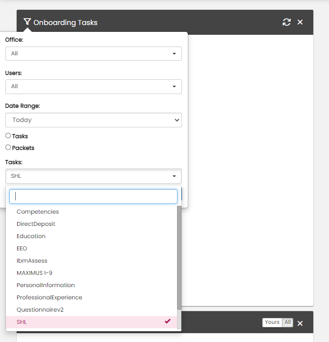 SHL Assessment Integration in BOLD – Avionte Bold