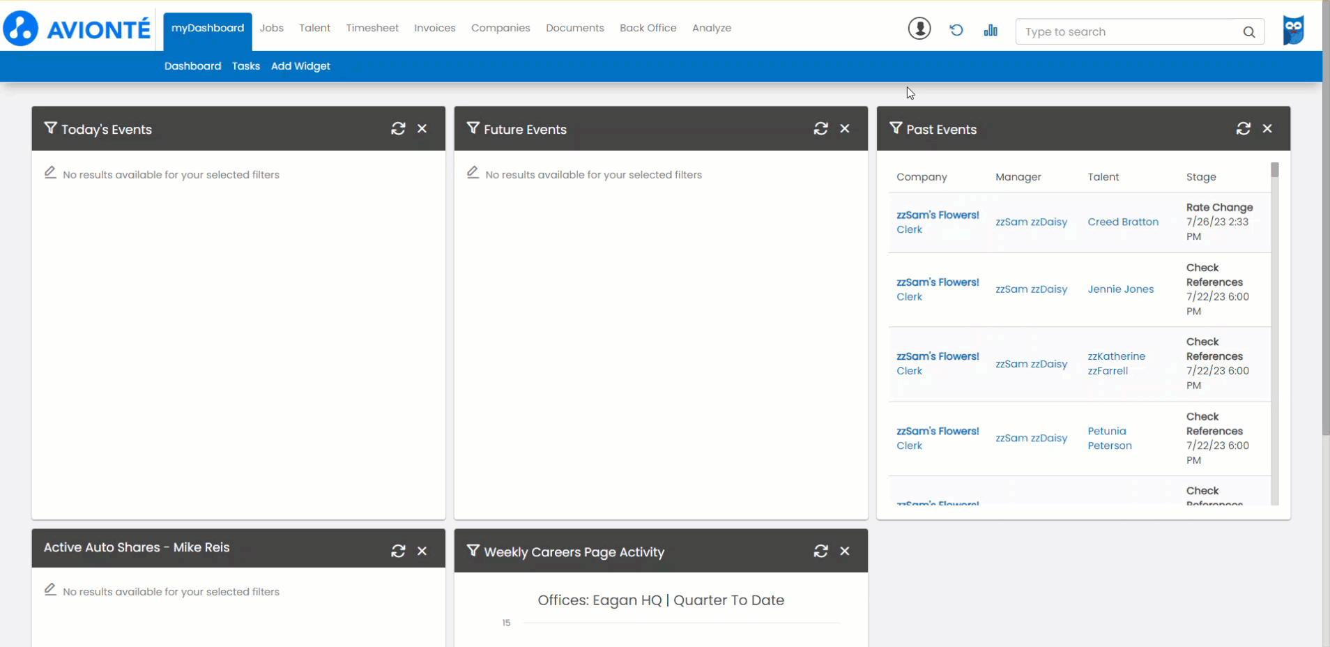 Set up Talent Document Types (Table Editor) – Avionte Bold