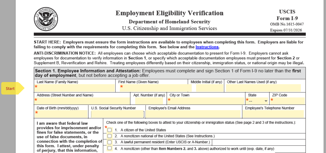 I-9 and E-Verify Process – Avionte Bold