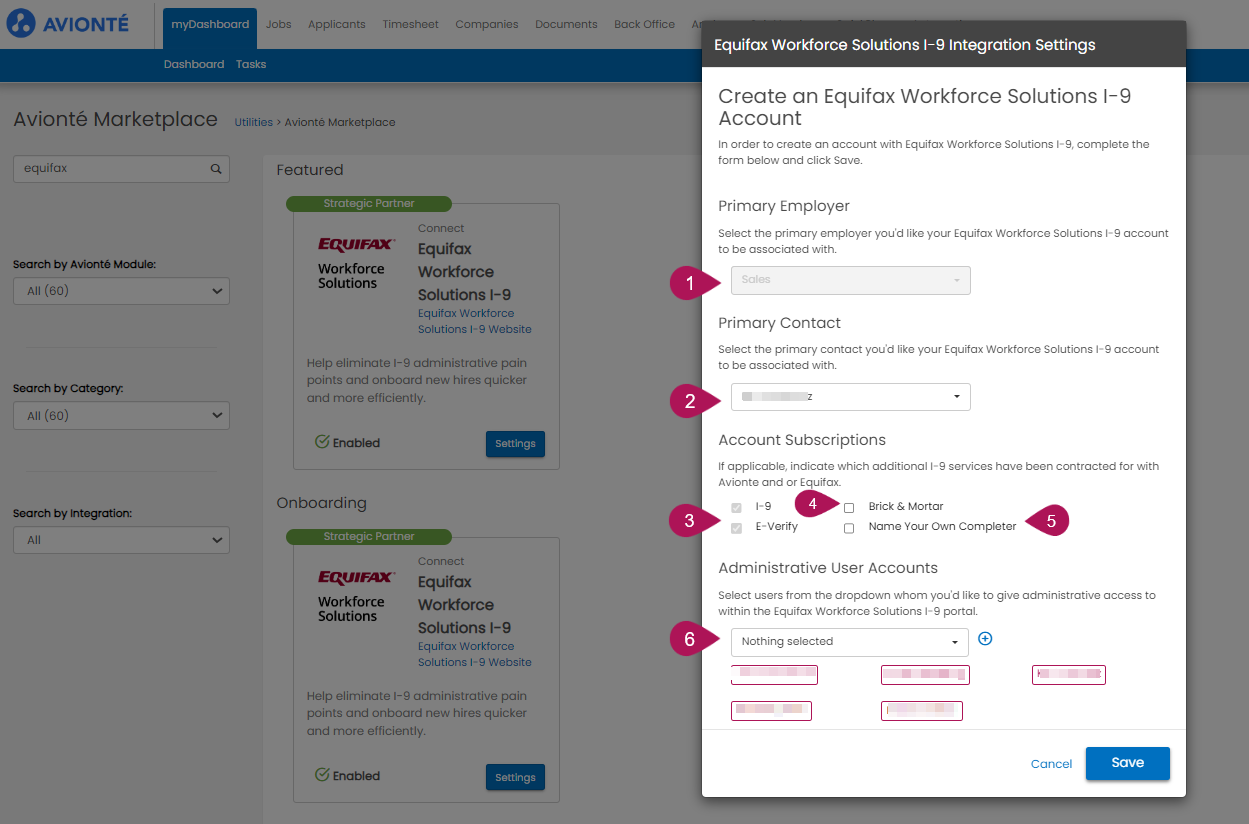 Equifax I-9 HQ™: Setup and User Guide – Avionte Bold