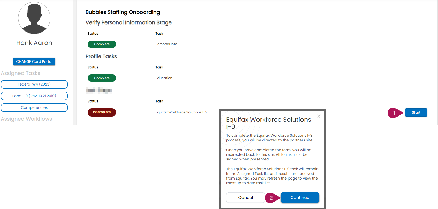 Equifax I-9 HQ™: Setup and User Guide – Avionte Bold