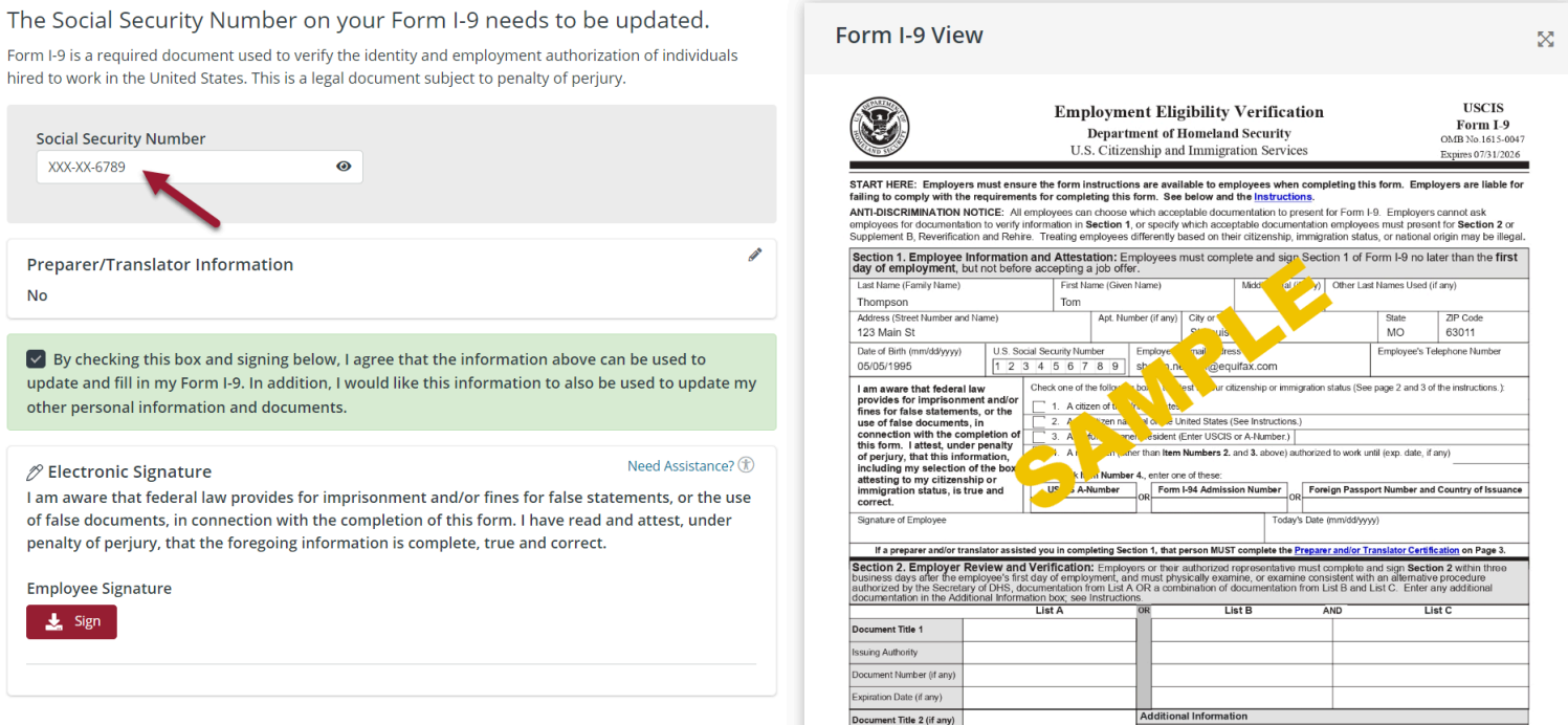 Equifax I-9 HQ™: Setup and User Guide – Avionte Bold