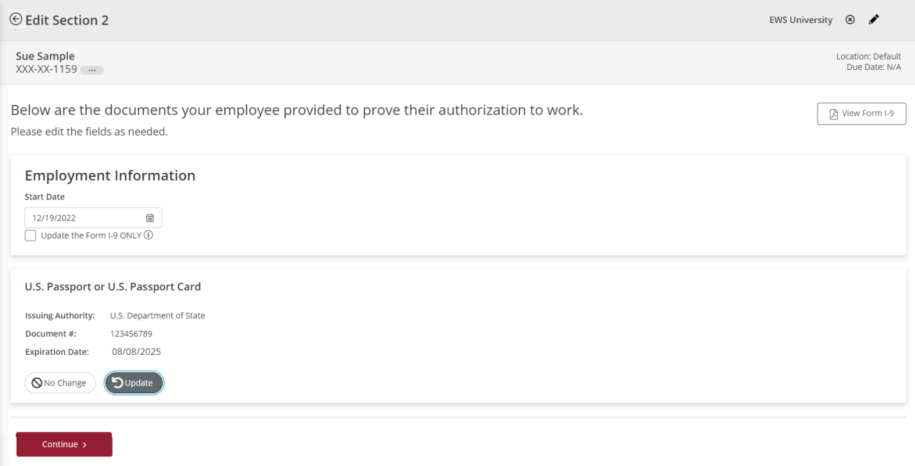 Equifax I-9 HQ™: Setup and User Guide – Avionte Bold