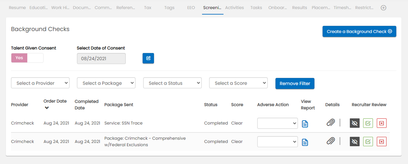 DISA, formerly Crimcheck Setup and Use – Avionte Bold
