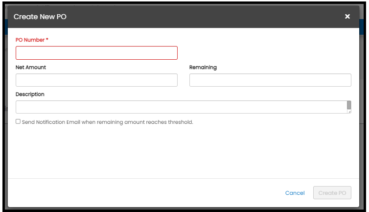 Create and Edit Purchase Orders (PO #s) – Avionte Bold