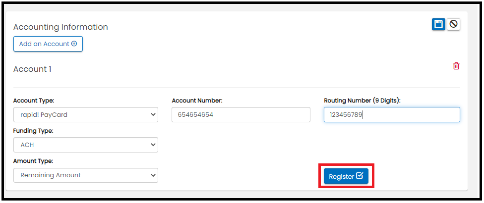 Managing Direct Deposit Accounts – Avionte Bold